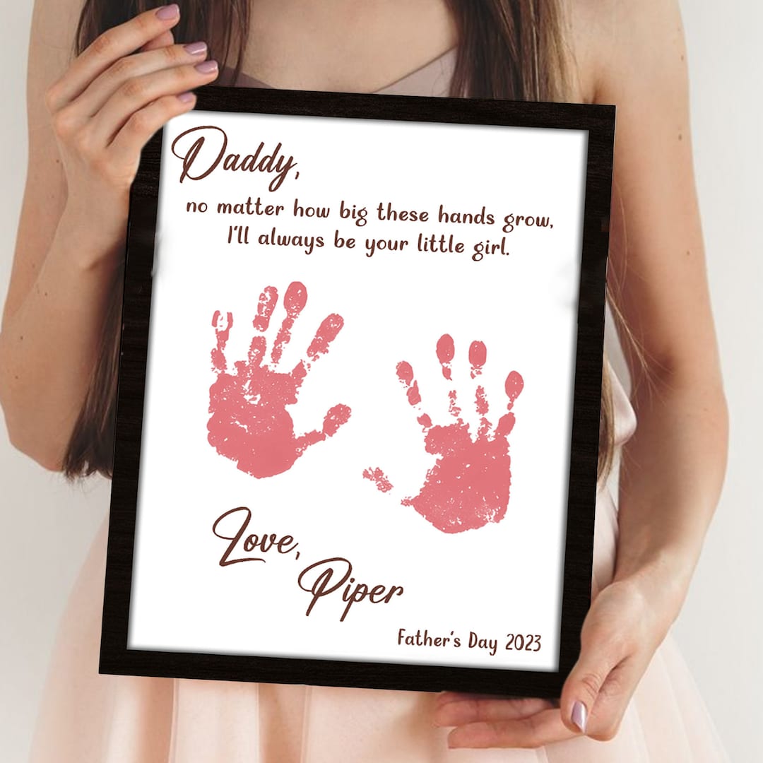 Cusstom No Matter How Big These Hands Grow Plaque, Personalized ...