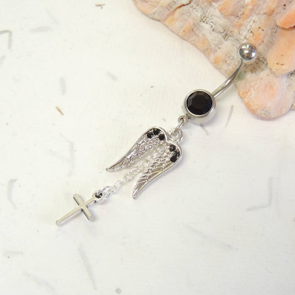 Angel Wing Belly Piercing - Etsy