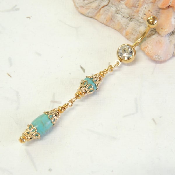 Unique Belly Ring - Etsy