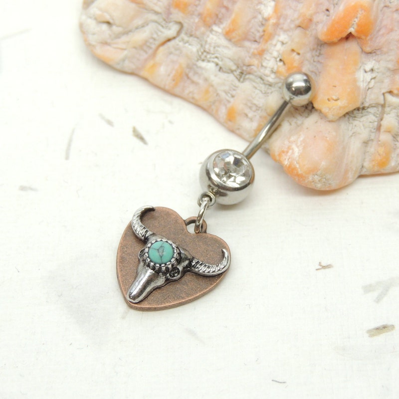 Country Belly Ring - Etsy