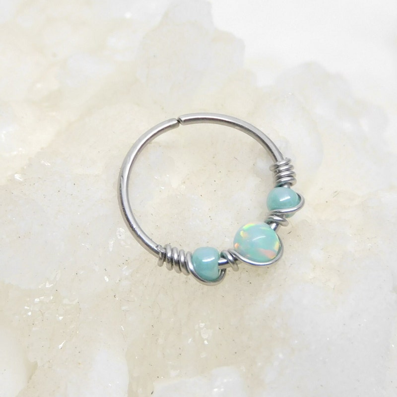 Opal Bead Daith - Etsy
