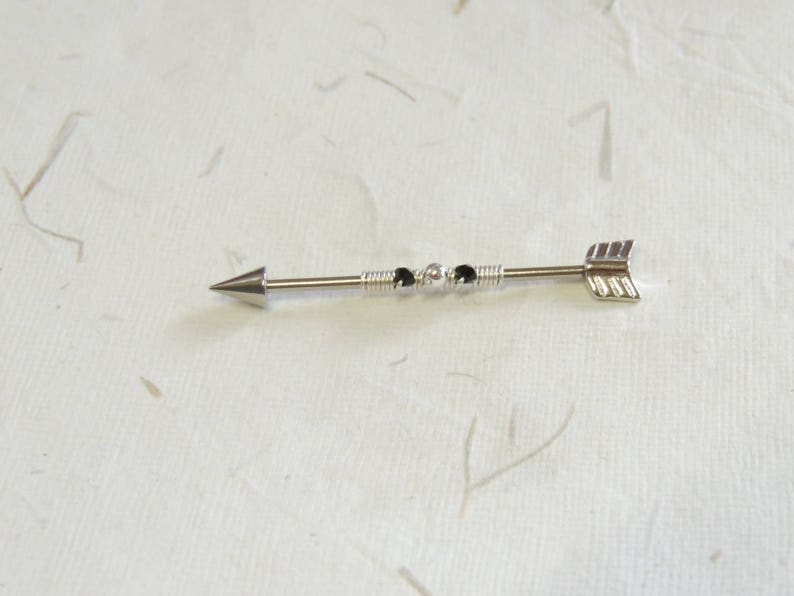 Wire Wrapped Arrow Industrial Barbell Arrow Industrial | Etsy