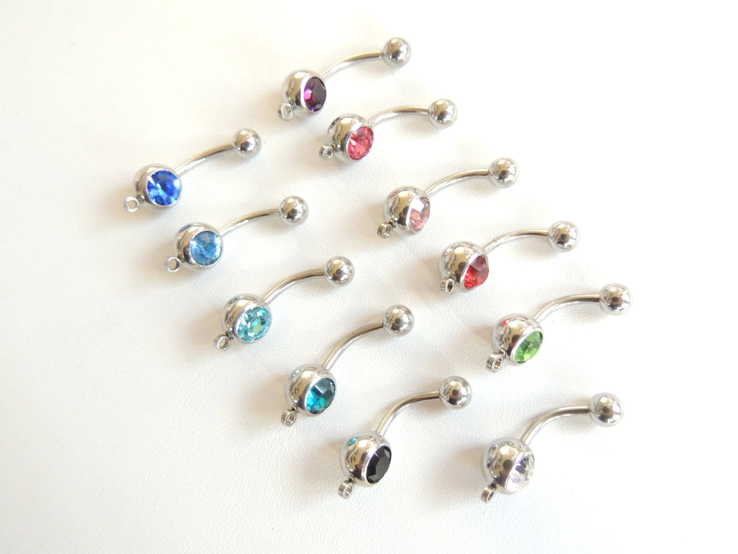 Elephant Belly Button Ring You Choose Barbell Color, Lucky Silver ...