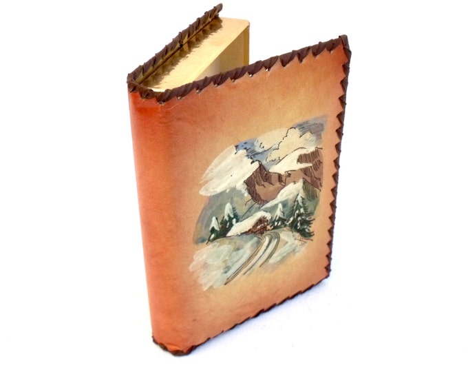 French Alps Chocolate Box Faux Leather Book Perfect Keepsakes Treasure ...