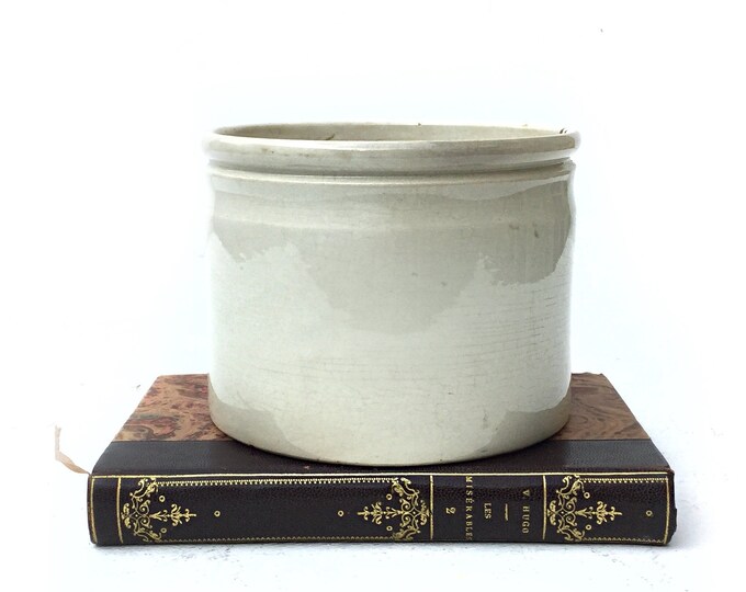 Antique Jar Jam Preserve 19th Century Ironstone Glazed Pot French ...