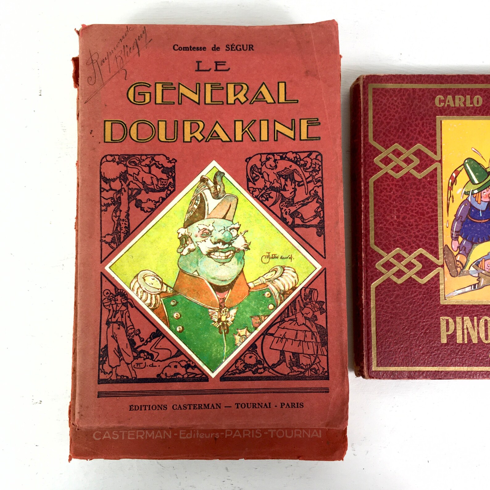 French Vintage Books Bundle of Hand Cut Papers Paris Pinocchio - Etsy