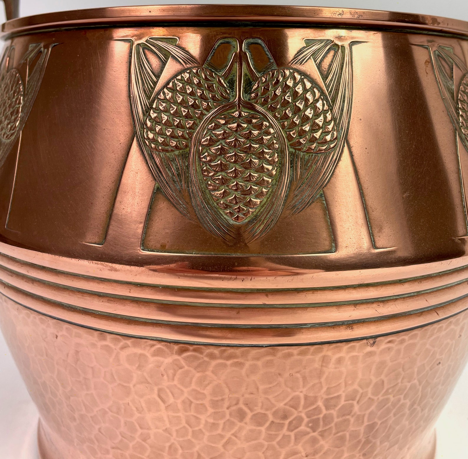 Carl Deffner Esslingen Jugendstil Art Nouveau Large Copper | Etsy