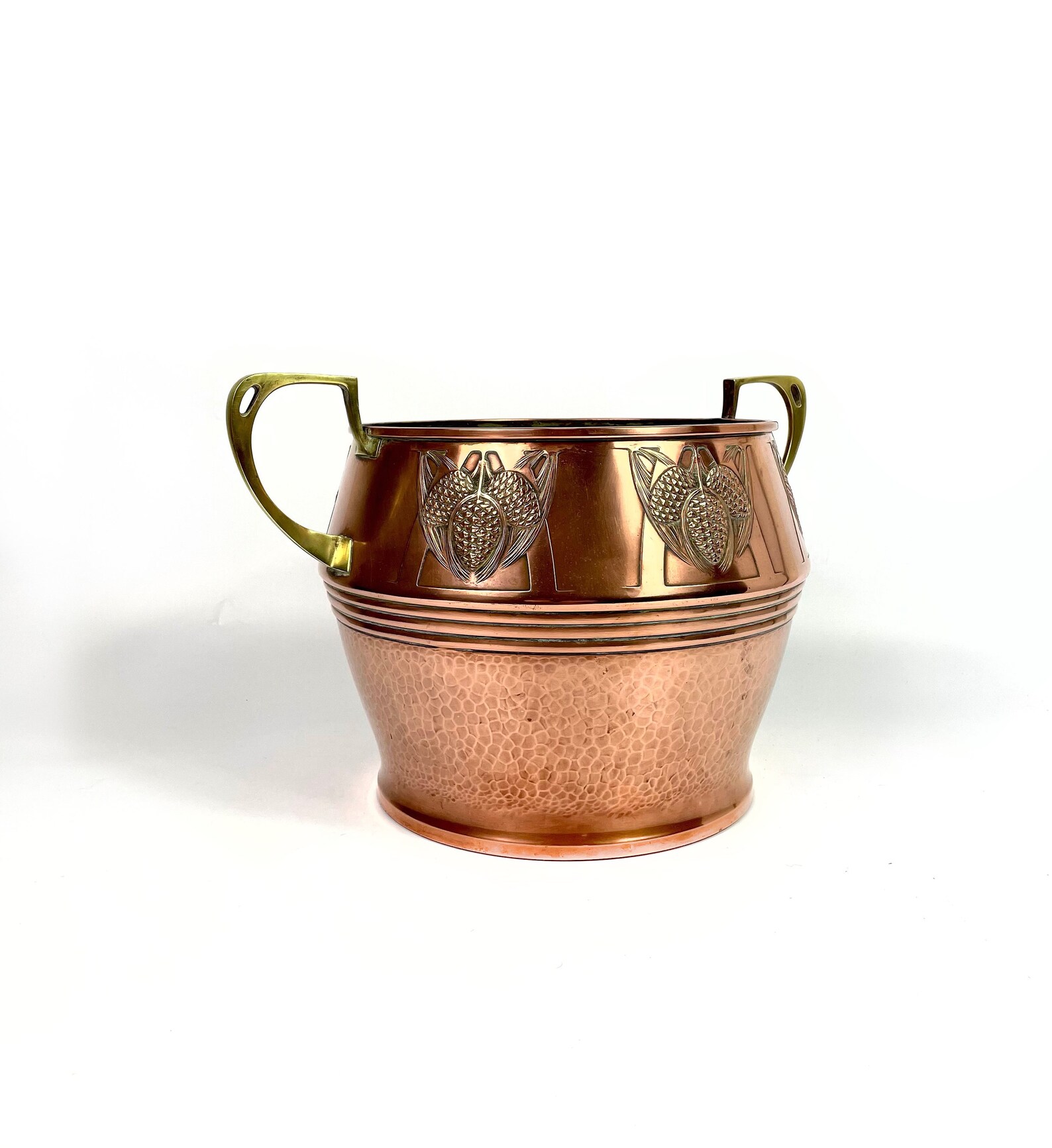 Carl Deffner Esslingen Jugendstil Art Nouveau Large Copper | Etsy