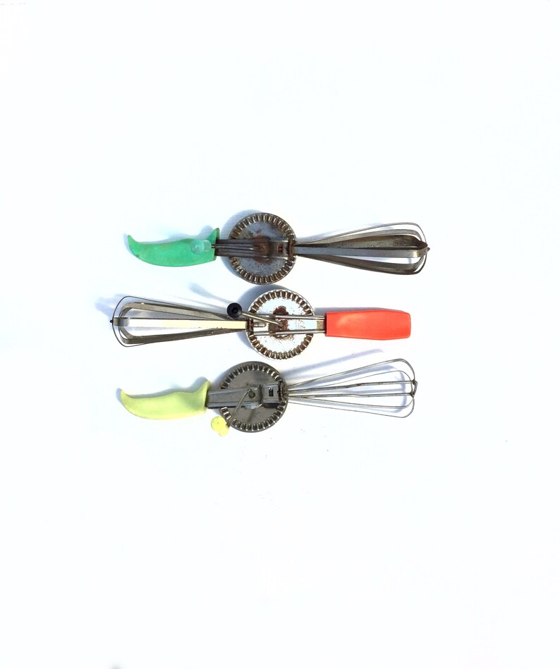 3 Three French Vintage Kitchen Whisks /metal Hand Whisk - Etsy