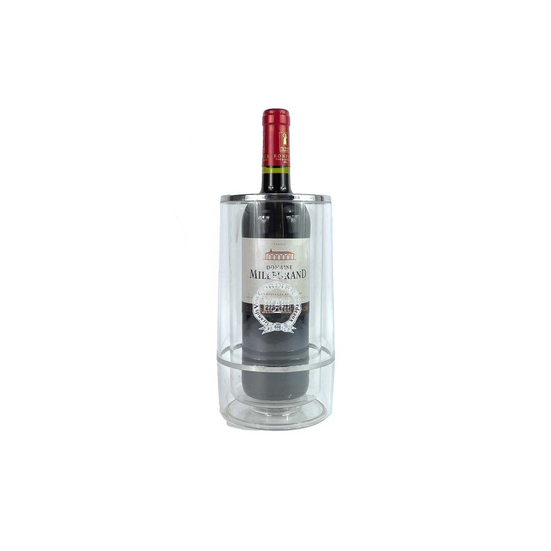 Vintage French Bordeaux Vin Wine Clear Perspex Vacuum Cooler Grands Vin ...