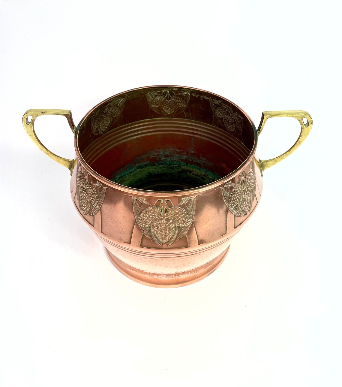 Carl Deffner Esslingen Jugendstil Art Nouveau Large Copper | Etsy