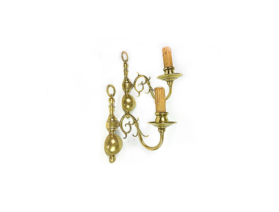 Large French Country Bronze PAIR Wall Lights Wall Sconces/wired - Etsy