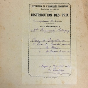 French Vintage Books Bundle of Hand Cut Papers Paris Pinocchio Ephemera ...