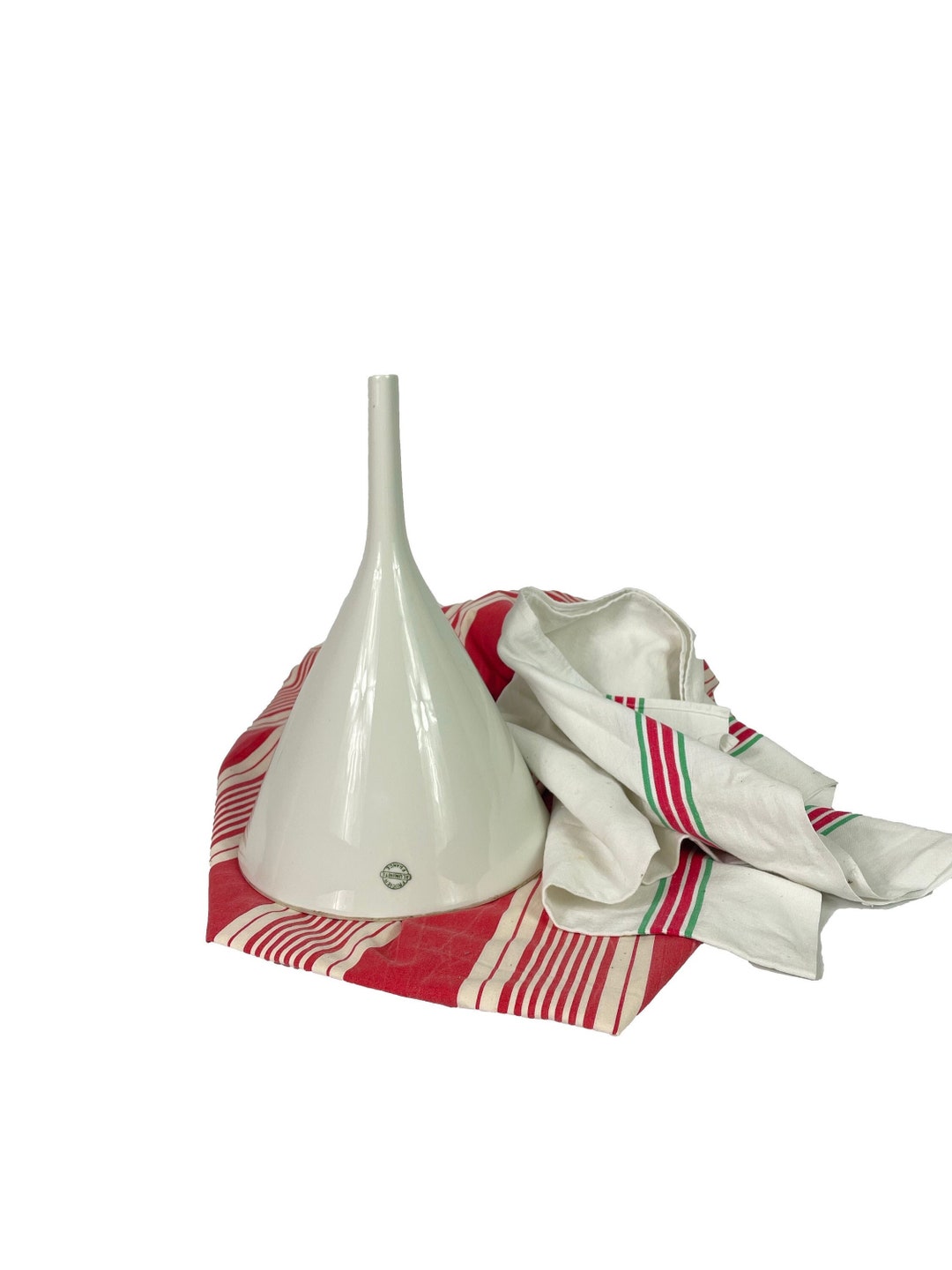 Incredibly Rare Largest French Aluminite Porcelain Funnel - Early 1900 ...