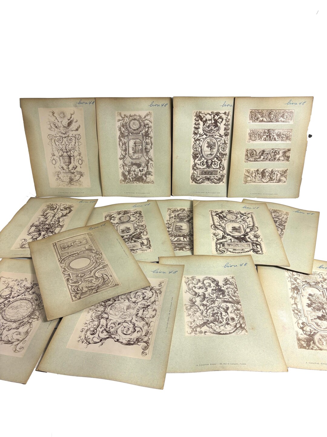 15 Rare Antique 1870-80 Calavas Paris Albumin Photo Prints of ...