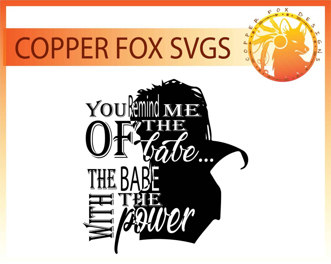 Labyrinth "you Remind Me of the Babe" SVG Single Layer Cut - Etsy