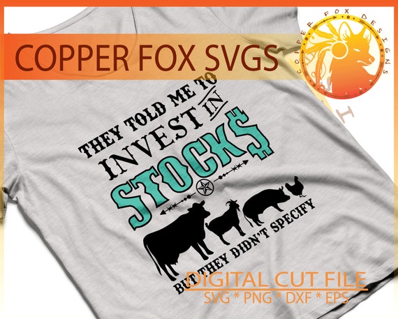 Invest in Stocks SVG Cut File - Etsy