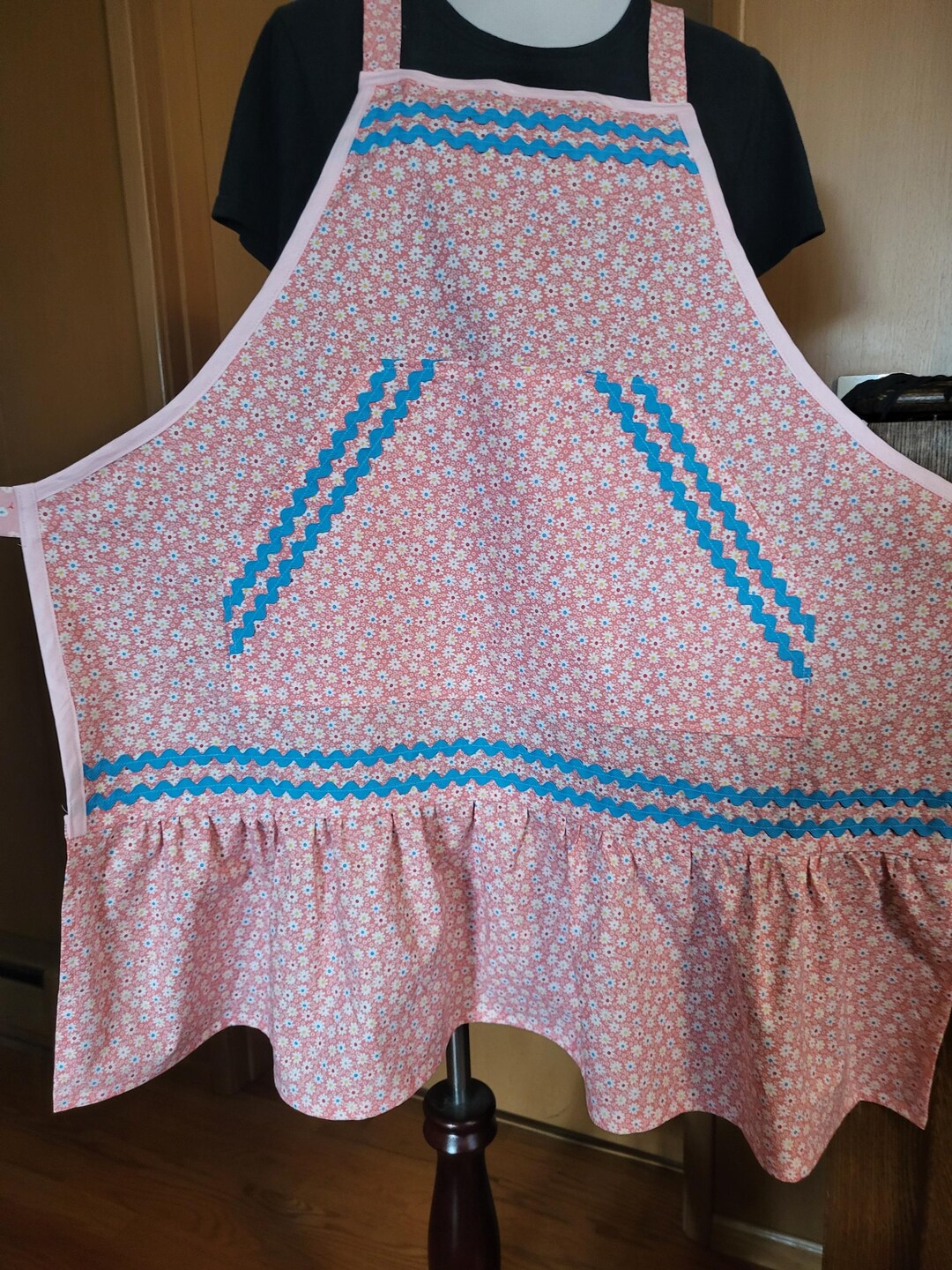 Alaskan Kuspuk Full Apron With Floral Print - Etsy