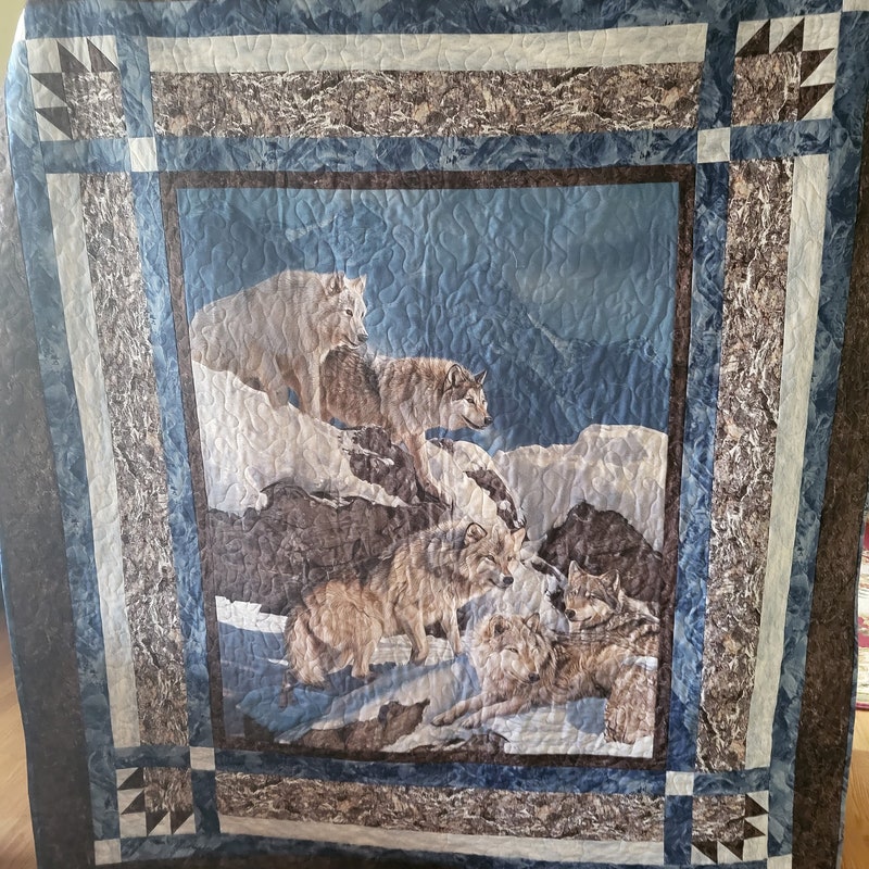 Wolf Quilt Pattern - Etsy