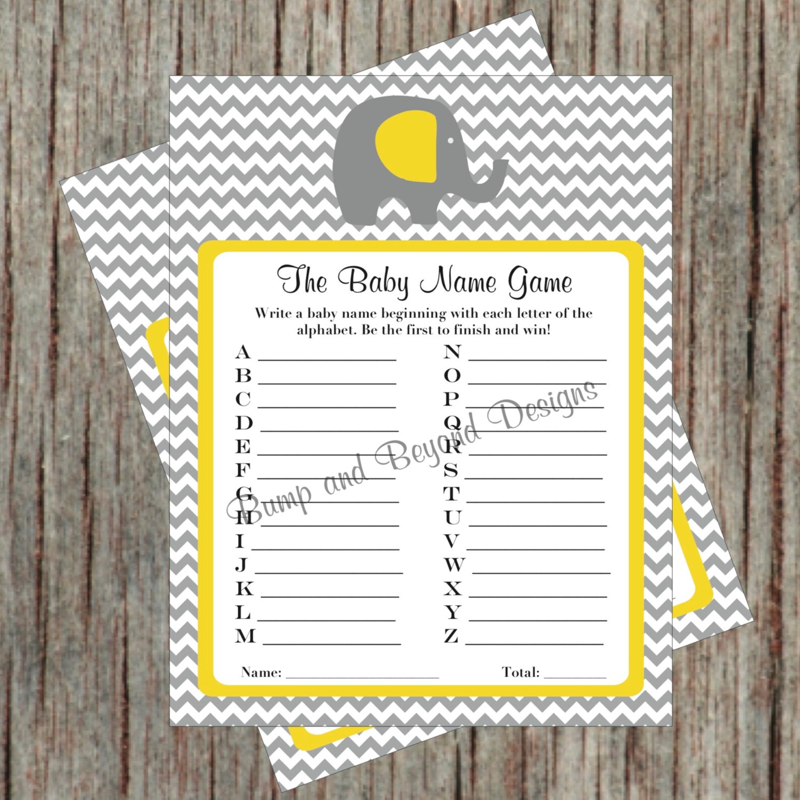 Baby Shower Game INSTANT DOWNLOAD Boy Girl Baby Shower Games | Etsy