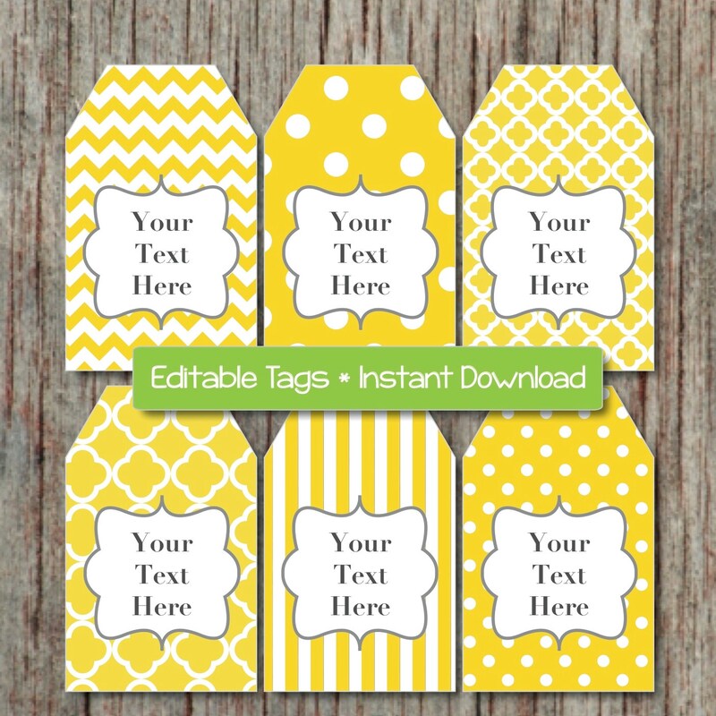 Yellow Gift Tags - 60+ Gift Ideas for 2024