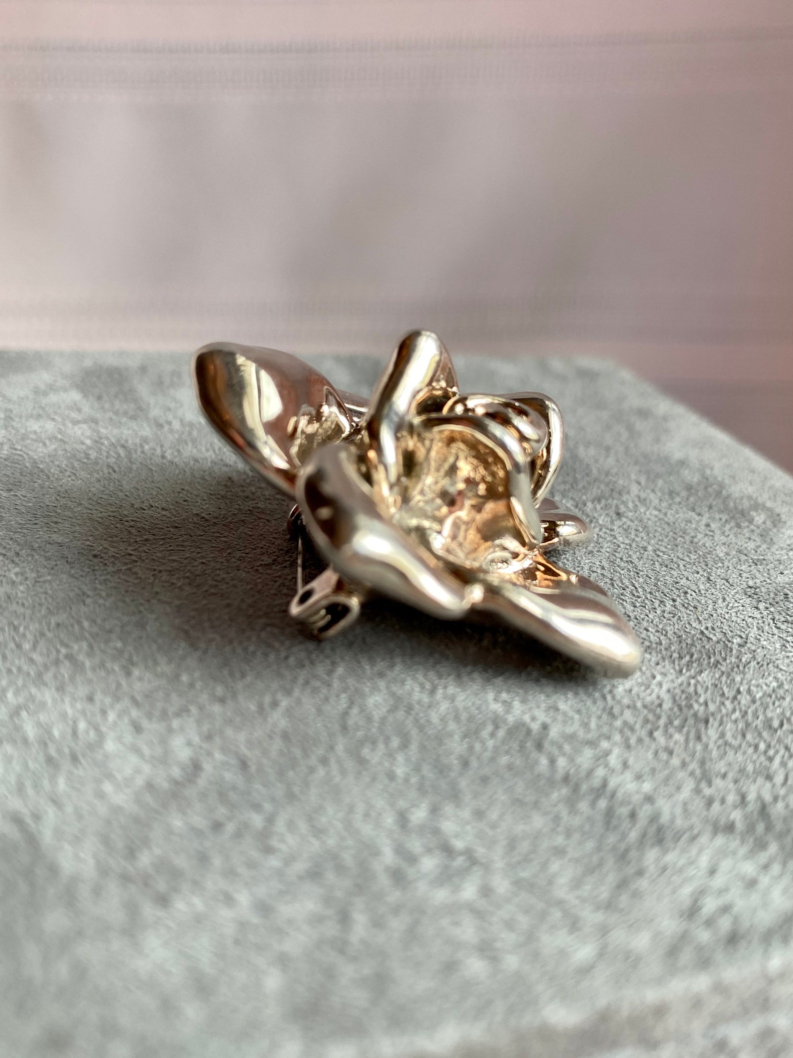 Bon Ami Sterling Silver Rose Brooch Made in Israel - Etsy