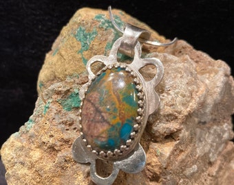 Bisbee Turquoise Mens Ring Made by Mark Mead. - Etsy