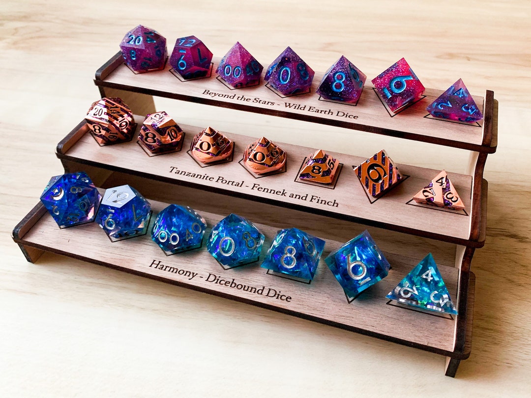 Table Top RPG Dice Display | Christmas Gifts | Dungeons and Dragons | D ...