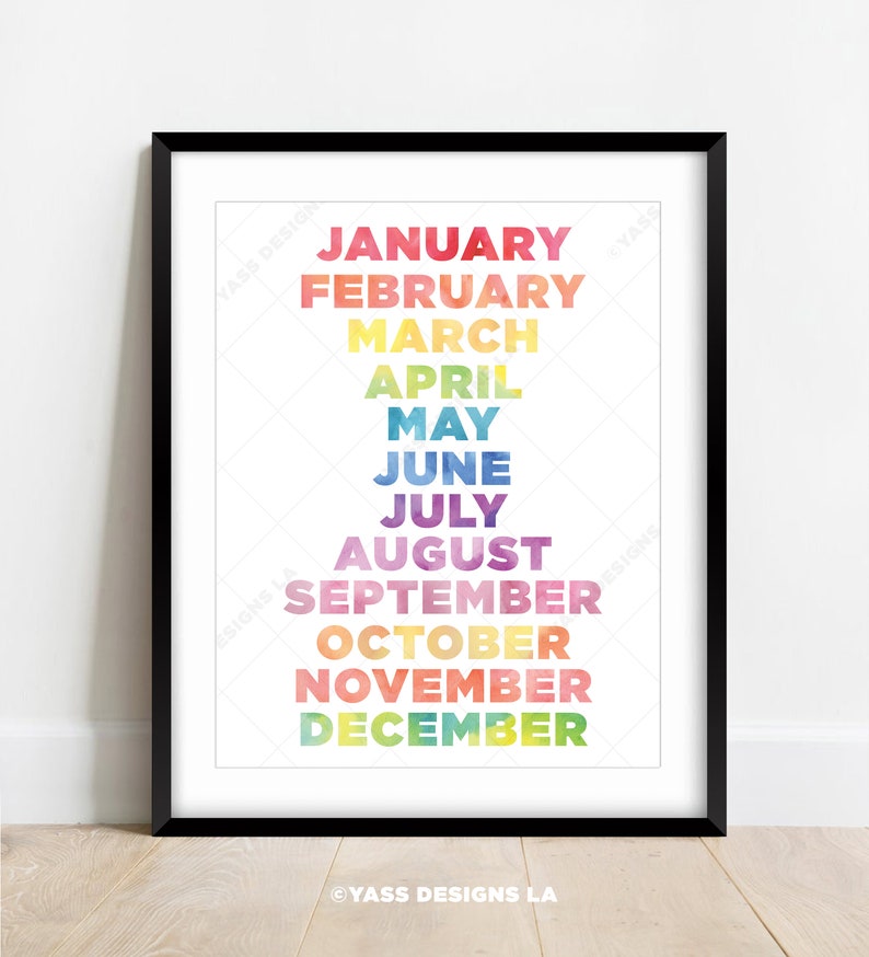 Classroom Decor Bundle Set of 7 Digital Prints, ABC Chart, Alphabet ...