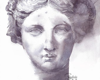 Roman Head Wall Art - Etsy