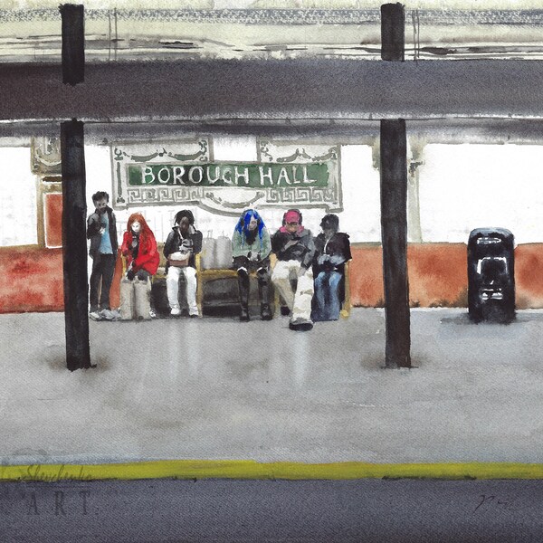 Subway Painting - Etsy