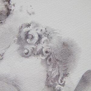 Flora and Zephyr Sculpture ORIGINAL Watercolor Painting, Greek Gods ...