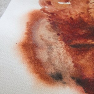 Red Hen Original Watercolor - Farmhouse Art - Chicken Painting - Rustic ...