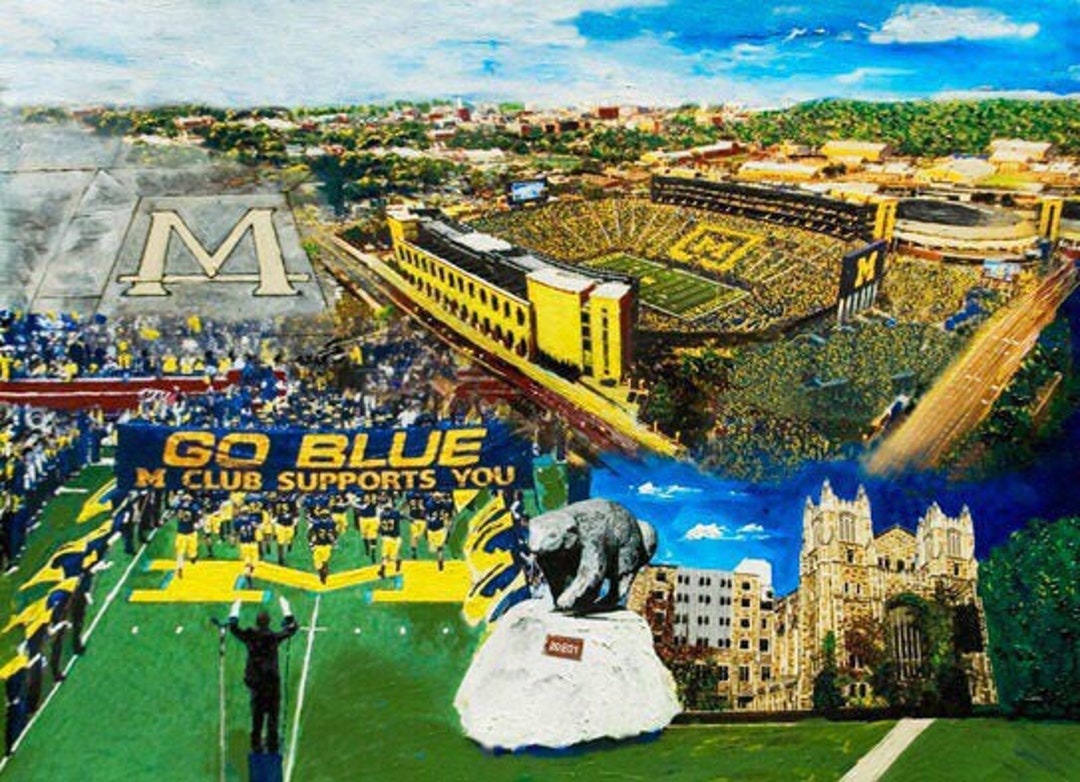 Michigan Collage - Etsy