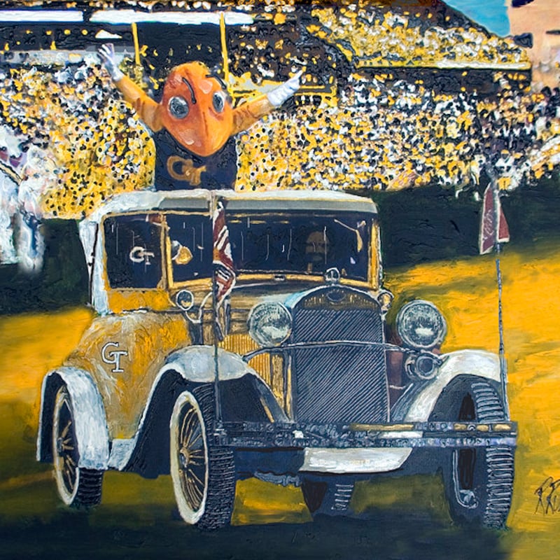 Georgia Tech Art - Etsy