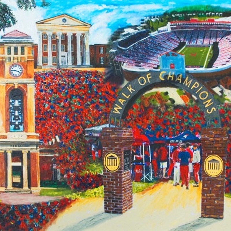 Ole Miss Wall Decor - Etsy