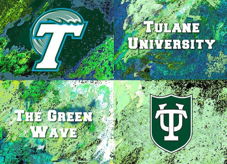 Tulane University Logos - Etsy
