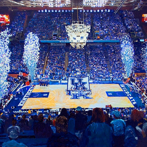 University of Kentucky Rupp Arena Painting - Etsy