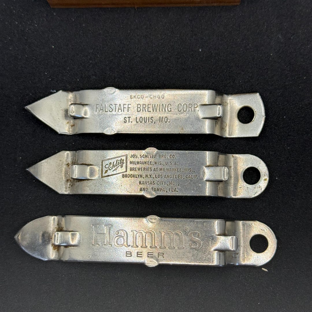Vintage Falstaff, Schlitz & Hamm's Beer Bottle Opener Church Key Lot - Etsy
