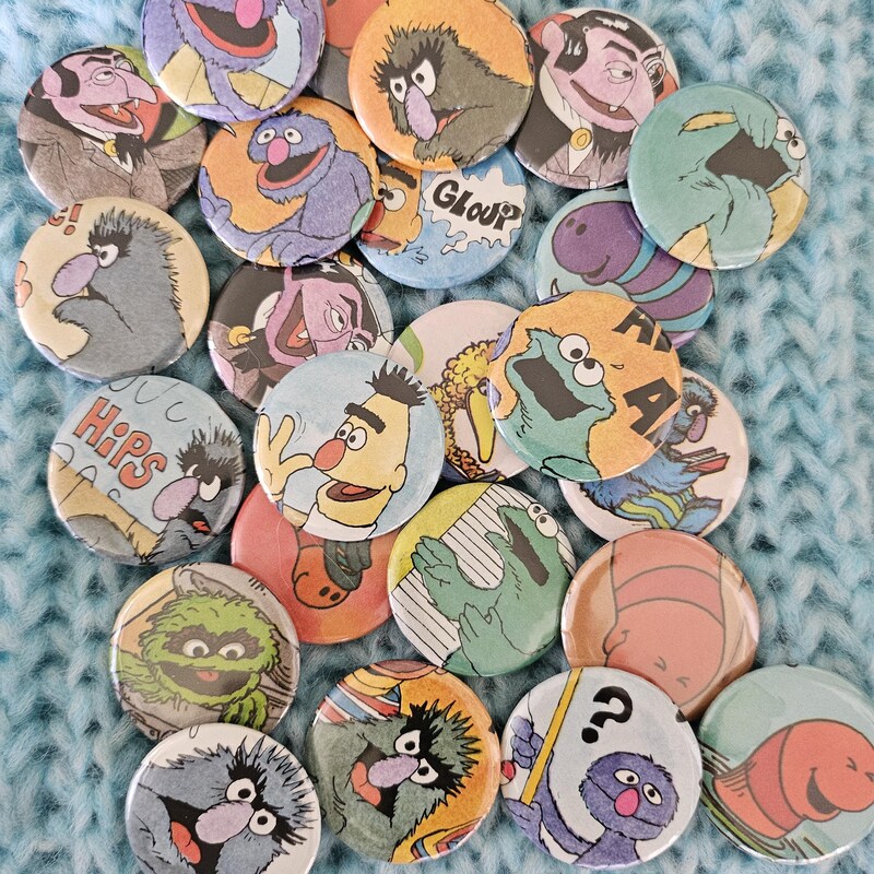 Sesame Street Pins - Etsy