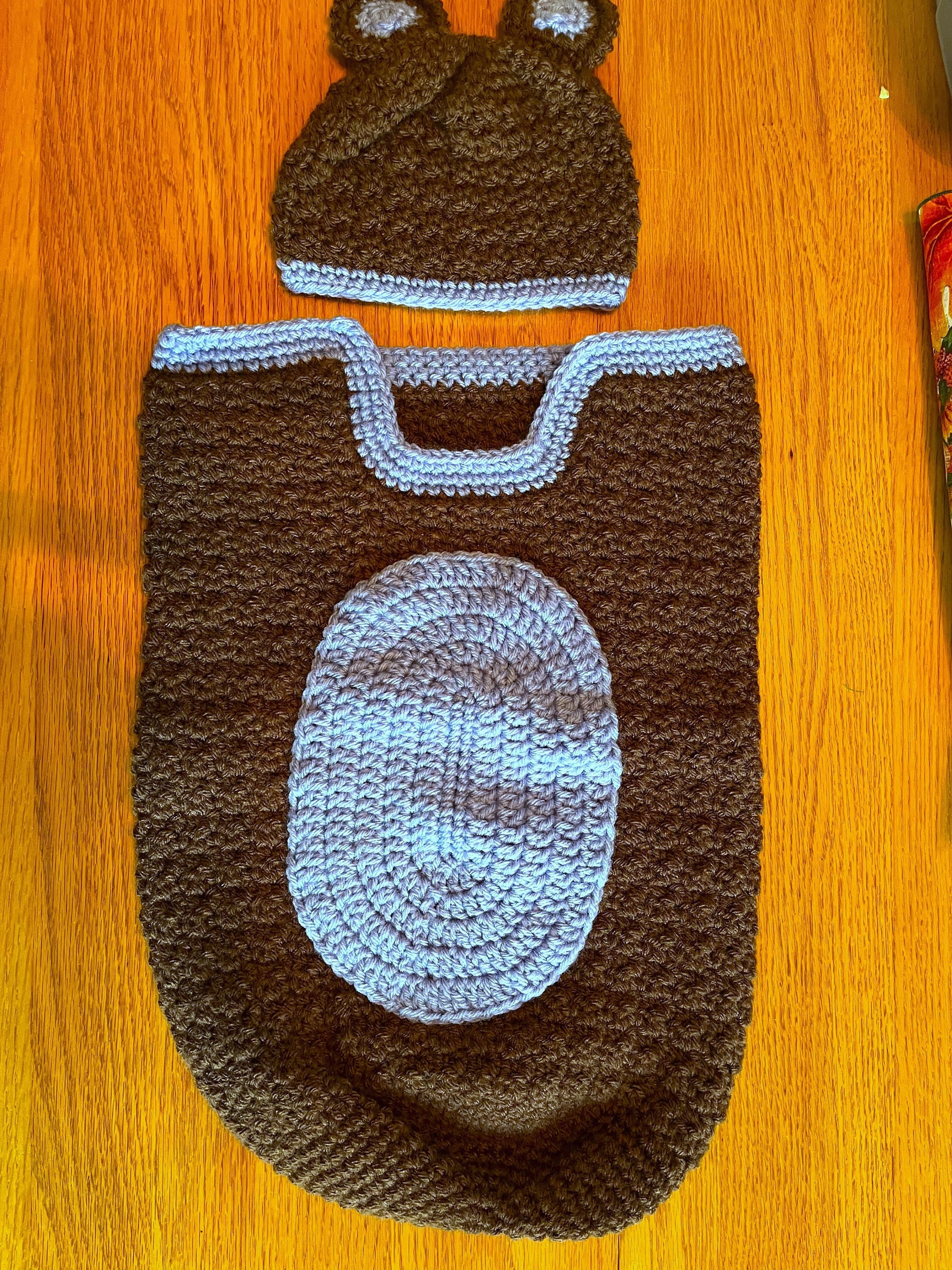 Infant Cocoon - Brown Bear / Blue Belly - Great for Newborns and ...