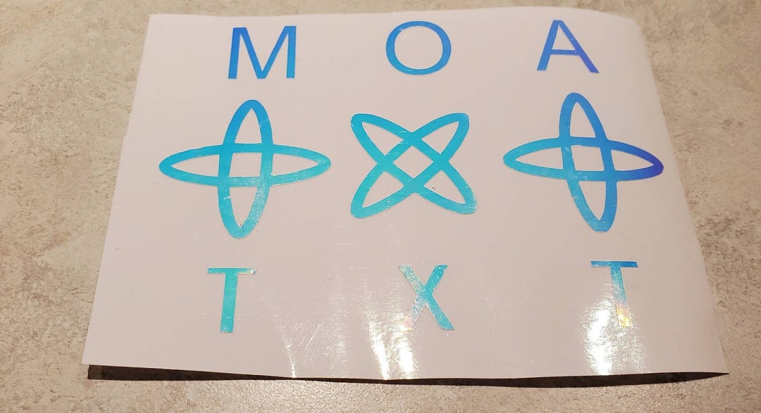 Txt, MOA, Decal, Car Decal, Laptop Decal, Kpop Decal, Kpop, Soobin ...