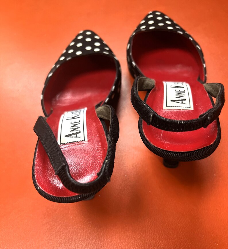 Vintage Icon Poke Dot Shoes by Anne Klein Made in Italy. Size 7M - Etsy