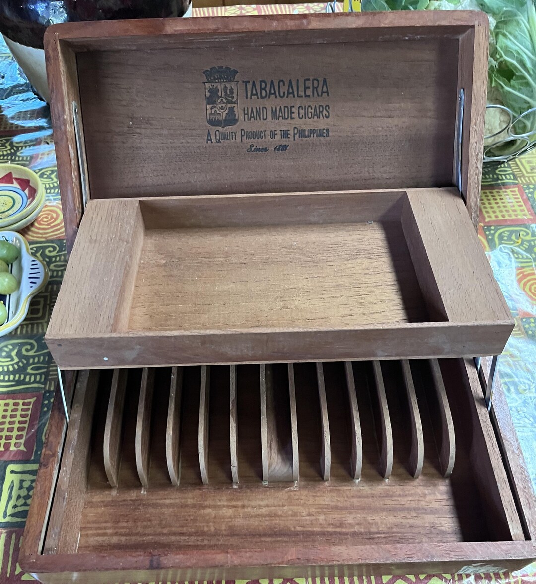 Antique, Collectible, and Empty, TABACALERA Hand-made Cigar Box ...