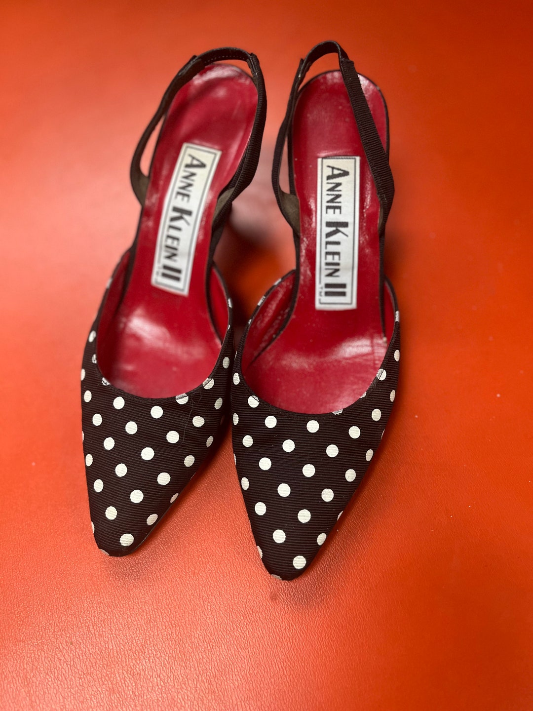 Vintage Icon Poke Dot Shoes by Anne Klein Made in Italy. Size 7M - Etsy