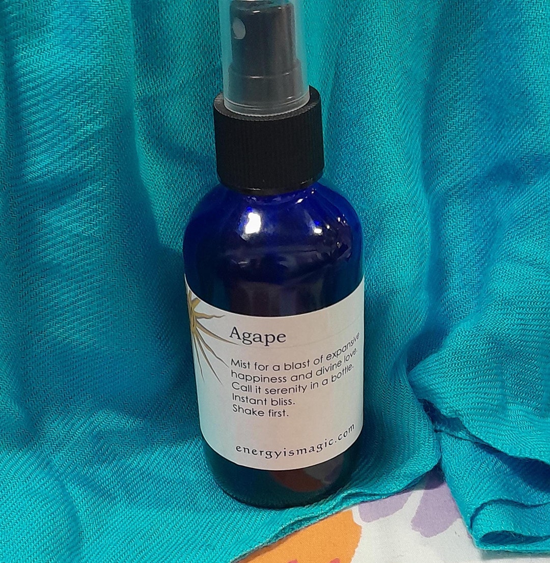 Agape Flower Essence Spray Brings in Bliss & Divine Love Energy, Joy - Etsy