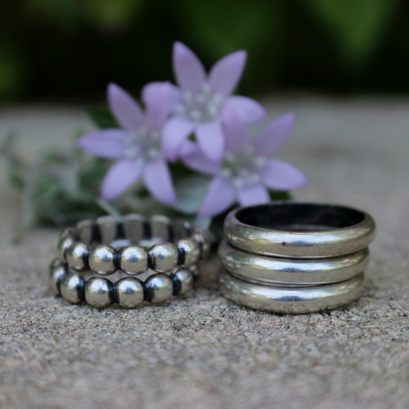 Silver Stacking Ring - Etsy