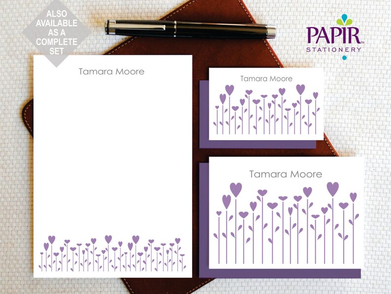 Personalized Note Cards, Personalized Stationary for Teens, Custom ...