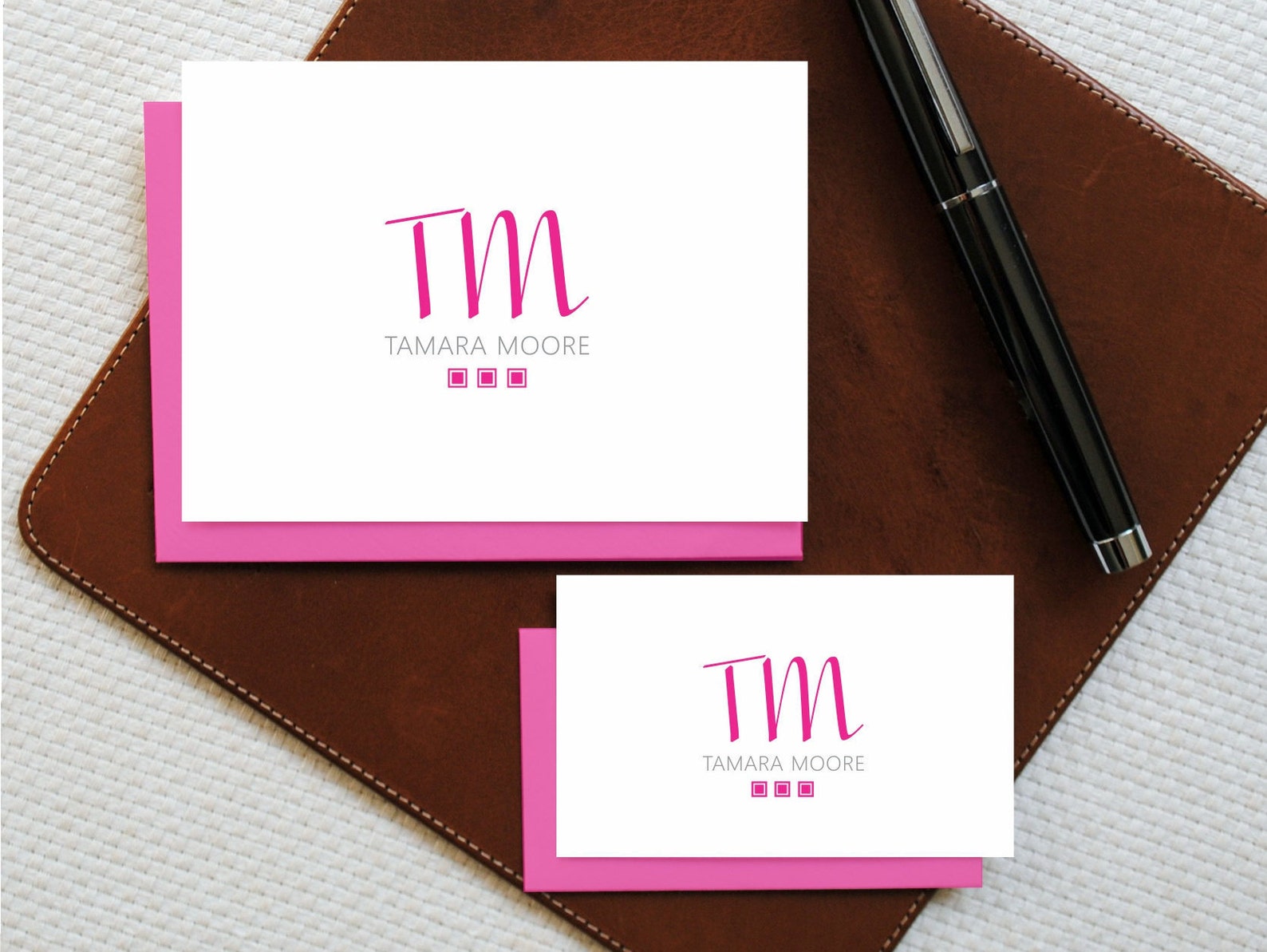 Custom Personalized Stationery Set, Personalized Stationary, Monogram ...