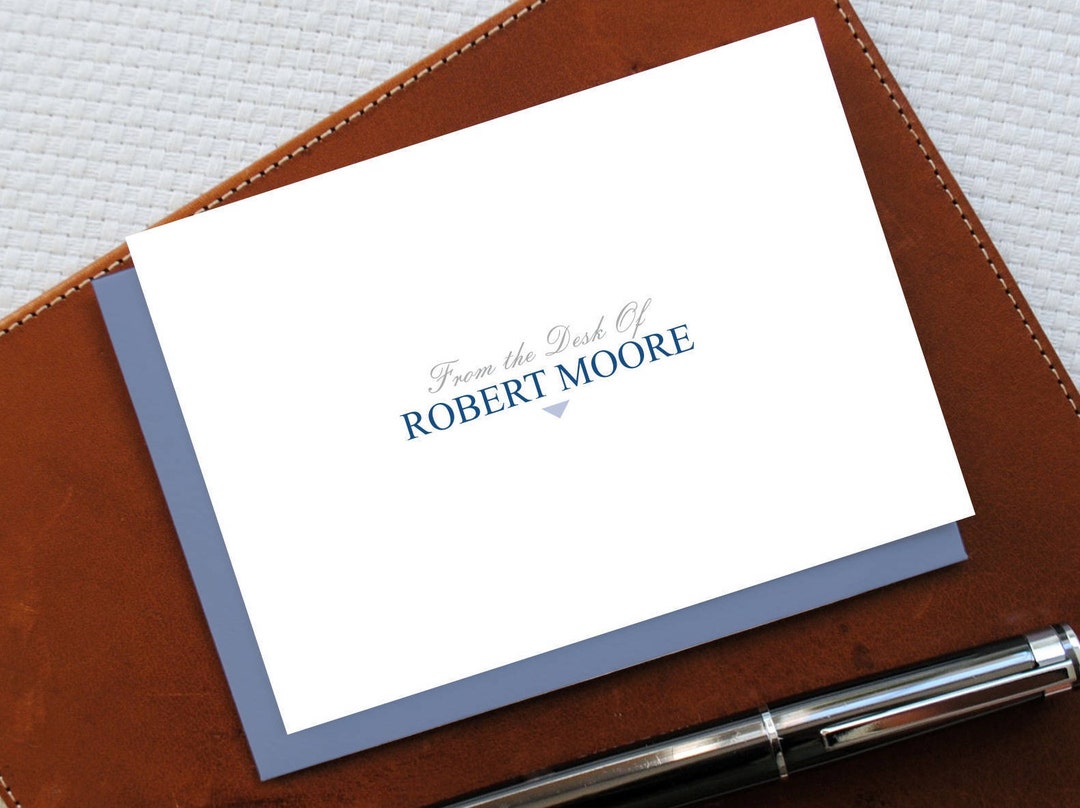 From the Desk of Personalized Note Cards, Personalized Stationary Set ...